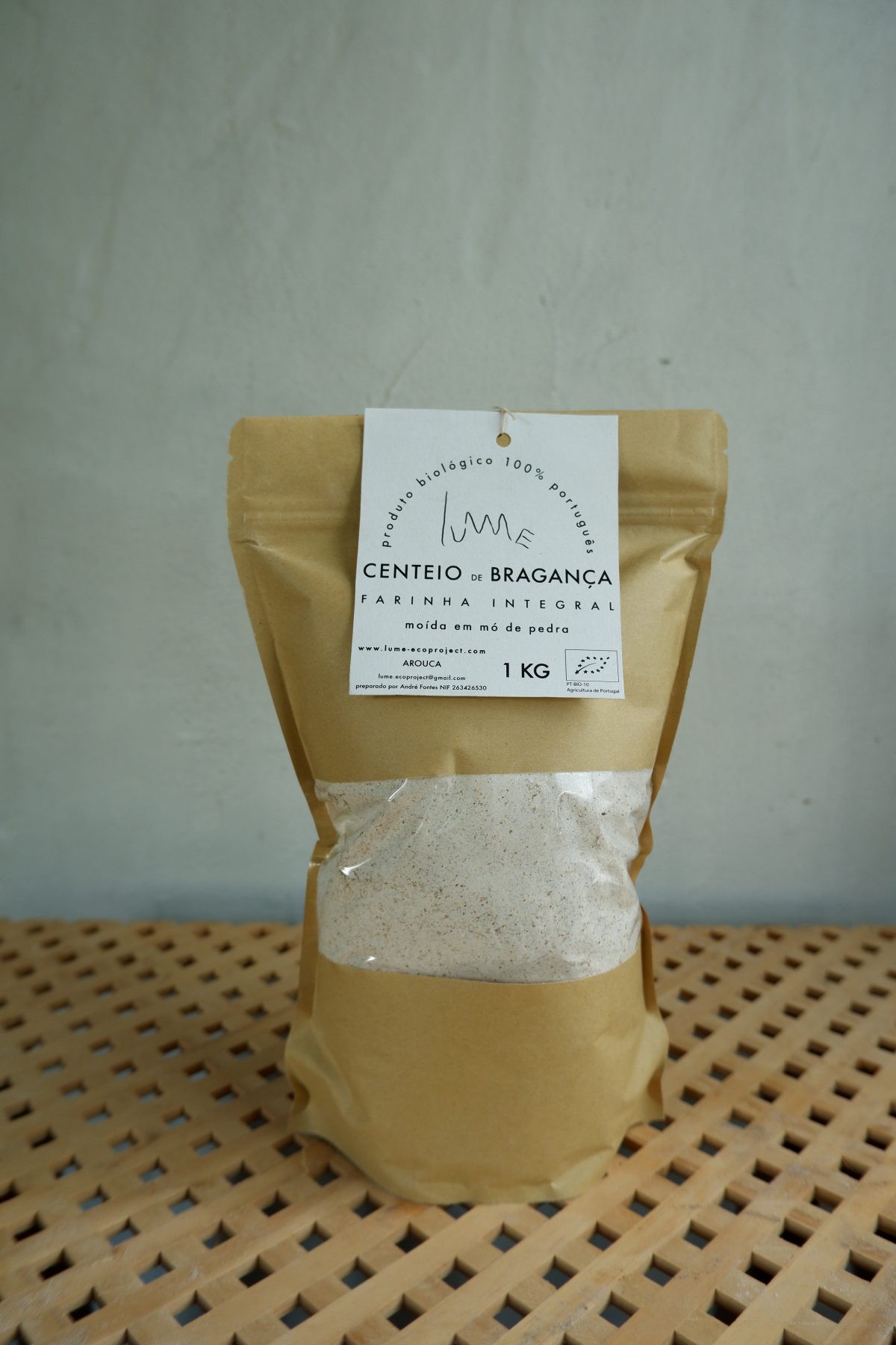 Farinha Centeio (1kg) – Humus Agricultura Biológica